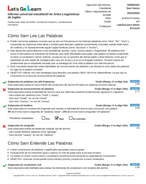 English Learner Assessments and Instruction for ELL & Bilingual Students