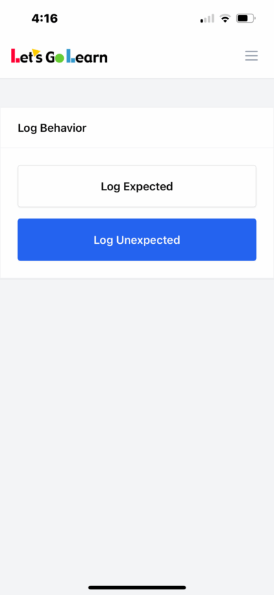 Behavior Intervention